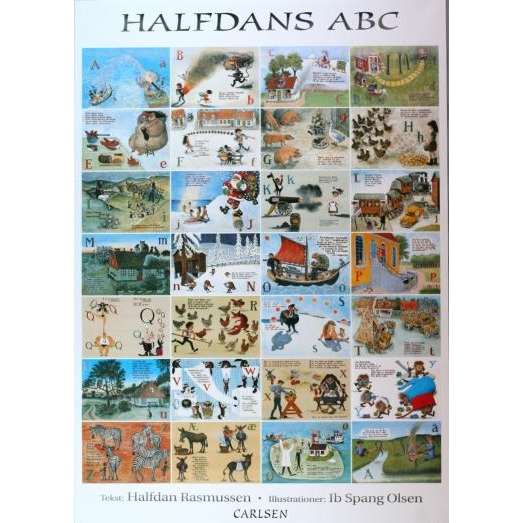 Halfdan Rasmussen Halfdans ABC | Plakaten - Aarhus