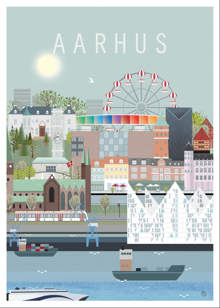 Lydia Wienberg - Aarhus by plakat | Plakaten - Aarhus