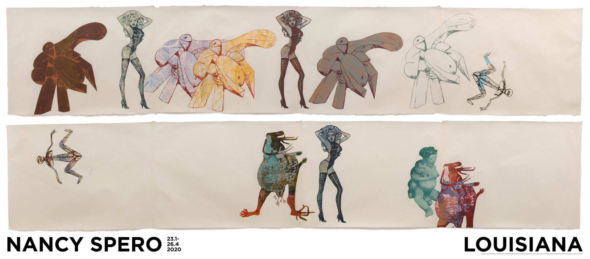 Nancy Spero: Picasso and Frederick's of Hollywood | Plakaten