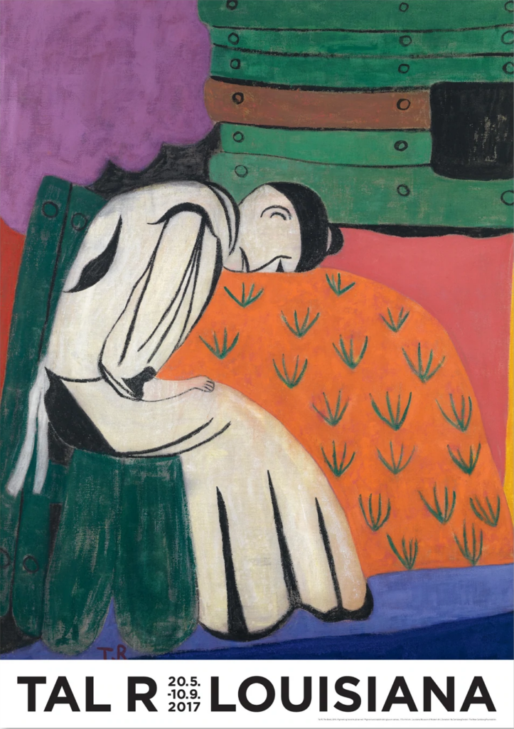 Tal R – The Bend (en der bukker | Plakaten - Aarhus